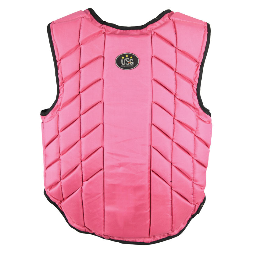 USG Childs Eco-Fexi Panel Body Protector Pink – First Choice Horse Supplies