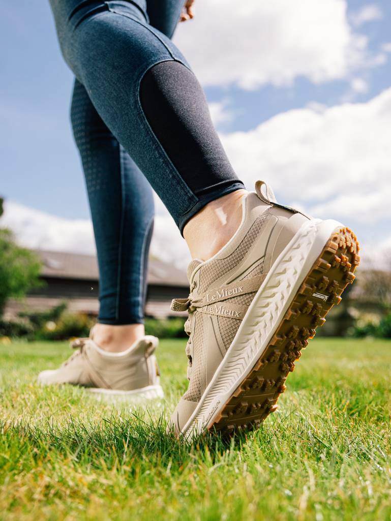 LeMieux Trax Waterproof Trainers Stone – First Choice Horse Supplies